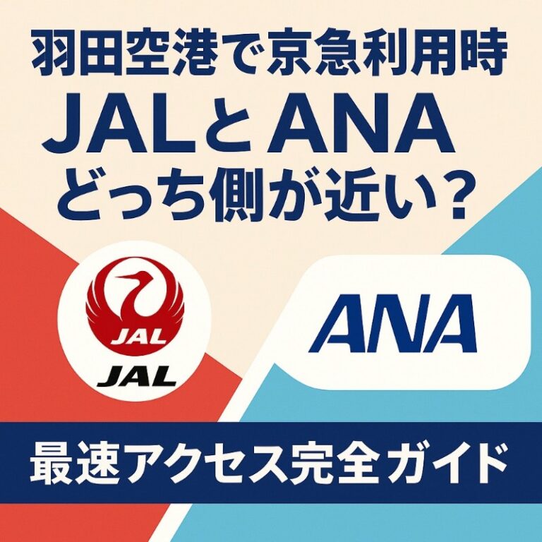 羽田空港で京急利用時JALとANAどっち側が近い？最速アクセス完全ガイド