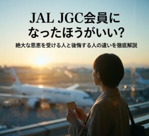 JAL JGC会員になったほうがいい？絶大な恩恵を受ける人と後悔する人の違いを徹底解説